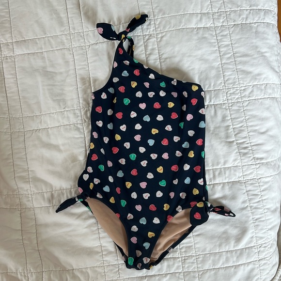 J. Crew | Swim | Crewcuts Navy Blue Conversation Heart Bathing Suit ...